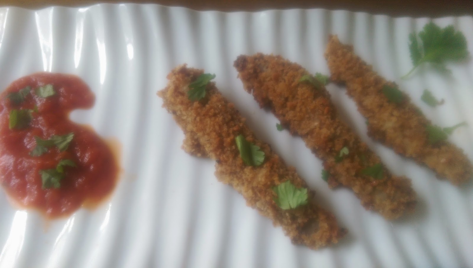 Praba's yummy experiments: Finger Fish / Baked Fish Fingers